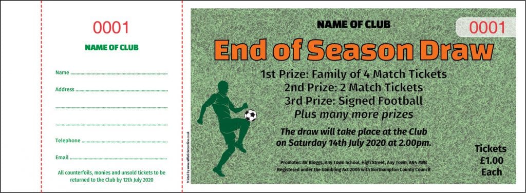 Footballers – Raffle Tickets Online