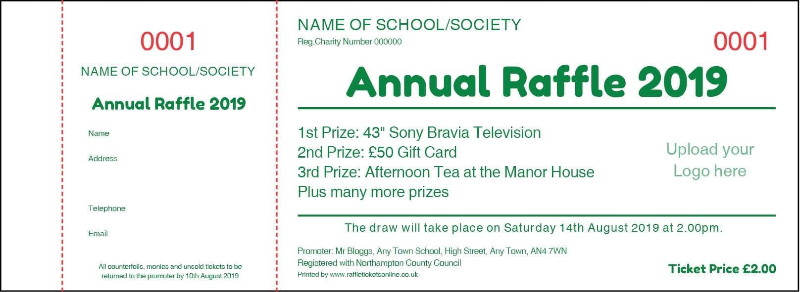 Annual Draw Green | Raffle Tickets Online