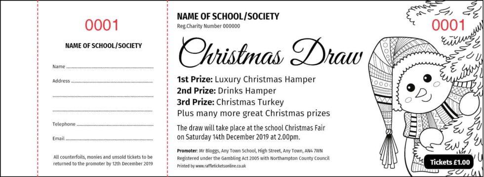 Christmas Raffle Tickets | Raffle Tickets Online