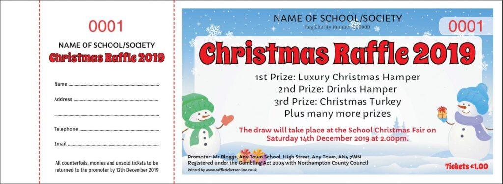 Happy Snowmen | Raffle Tickets Online
