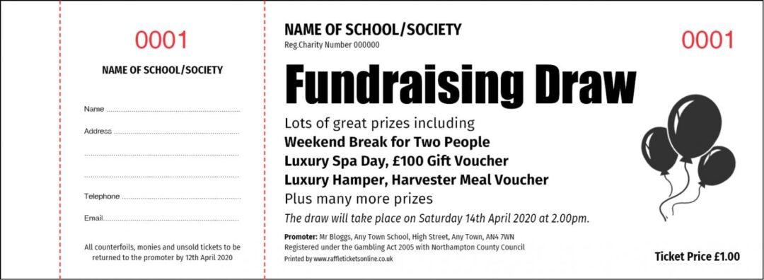 Fundraising Draw Raffle Tickets – Raffle Tickets Online