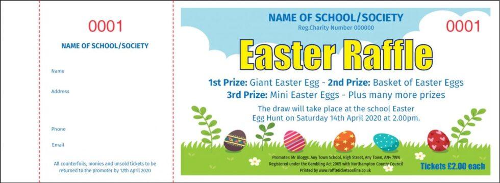 Easter Raffle Tickets | Raffle Tickets Online