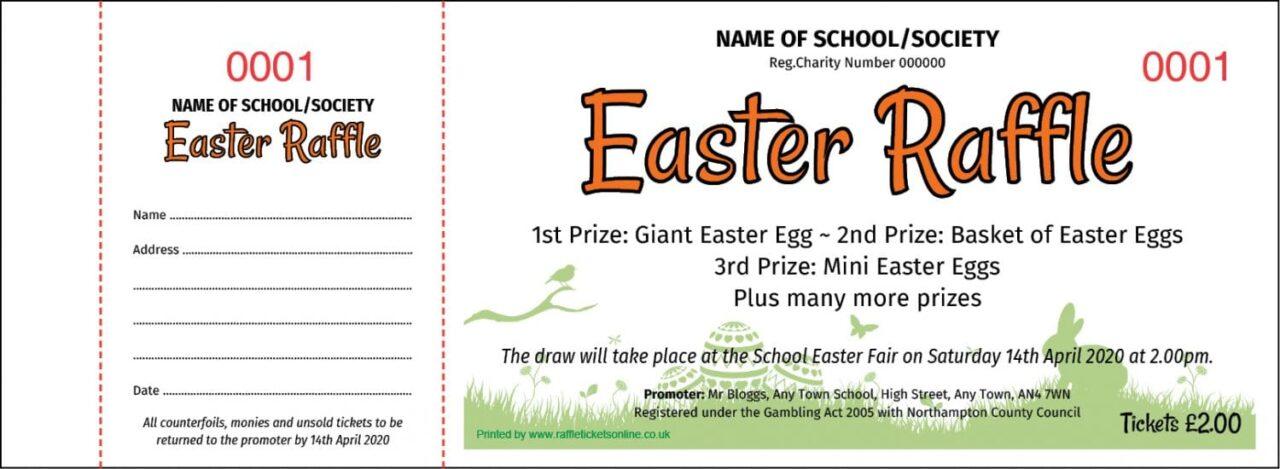 Easter Raffle Tickets | Raffle Tickets Online
