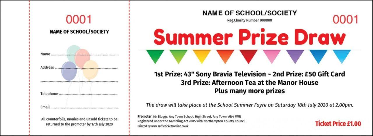 Summer Raffle Tickets | Raffle Tickets Online