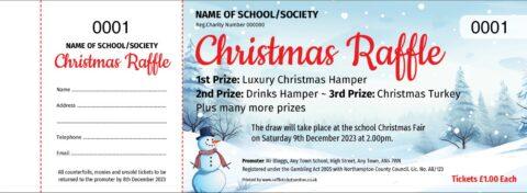 Christmas Raffle Tickets - Free Delivery | Raffle Tickets Online